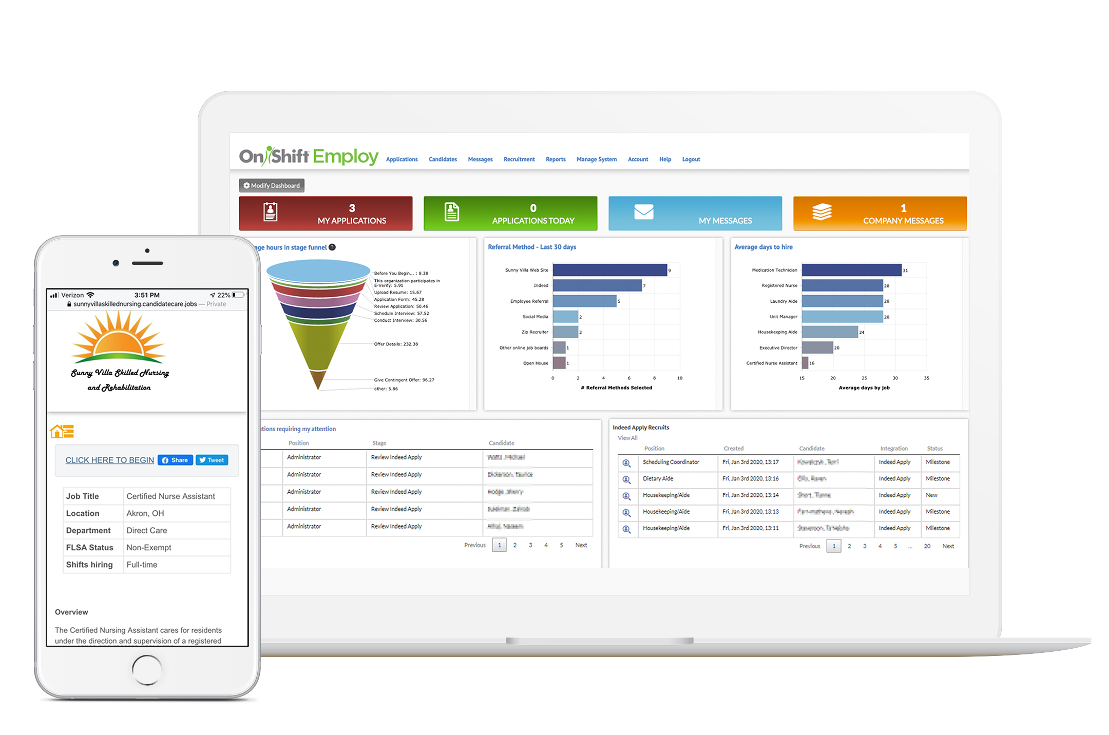 Talent Acquisition Software For Senior Care | OnShift